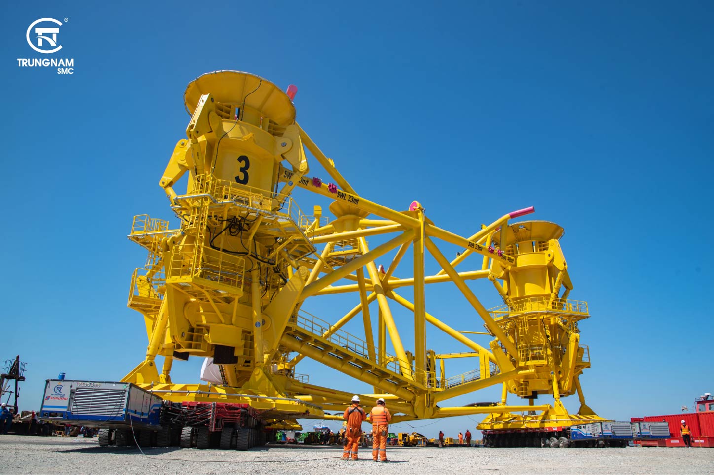 SMC hoàn thành xuất sắc gói thầu Load out cấu kiện Pre Piling Template ...