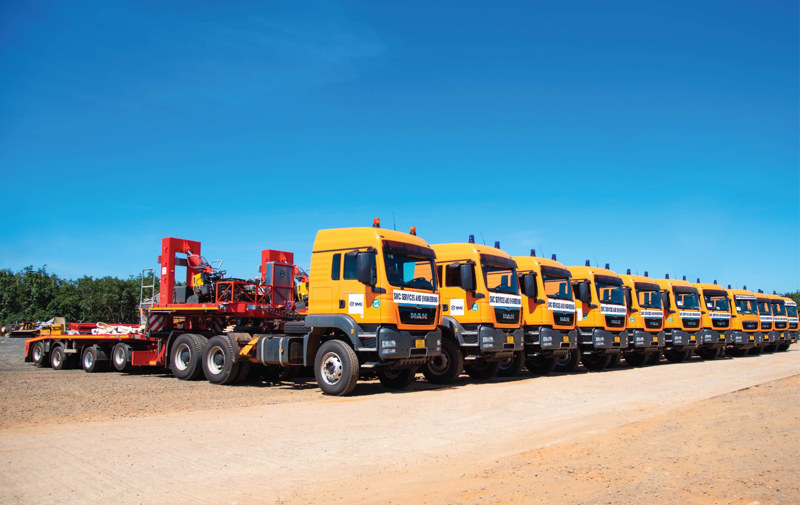 Heavy transport equipment rental service - SMC Services and Engineering